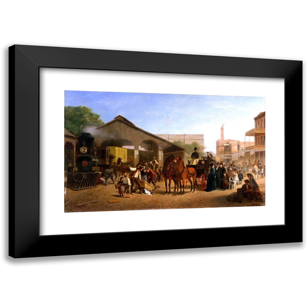 William Hahn 24x16 Black Modern Framed Museum Art Print Titled ...