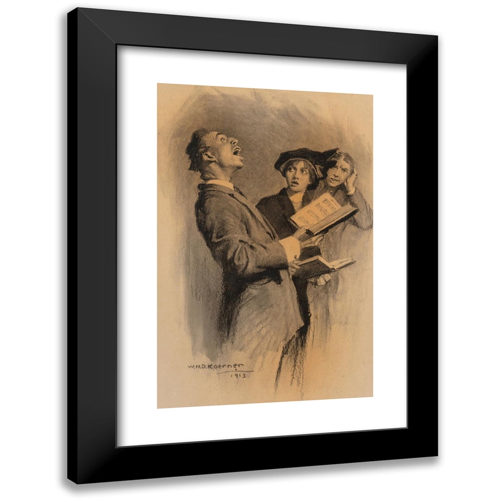 William Henry Dethlef Koerner 13x18 Black Modern Framed Museum Art ...