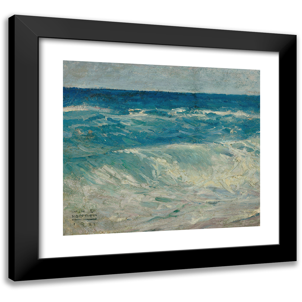 William Henry Dethlef Koerner 22x20 Black Modern Framed Museum Art ...
