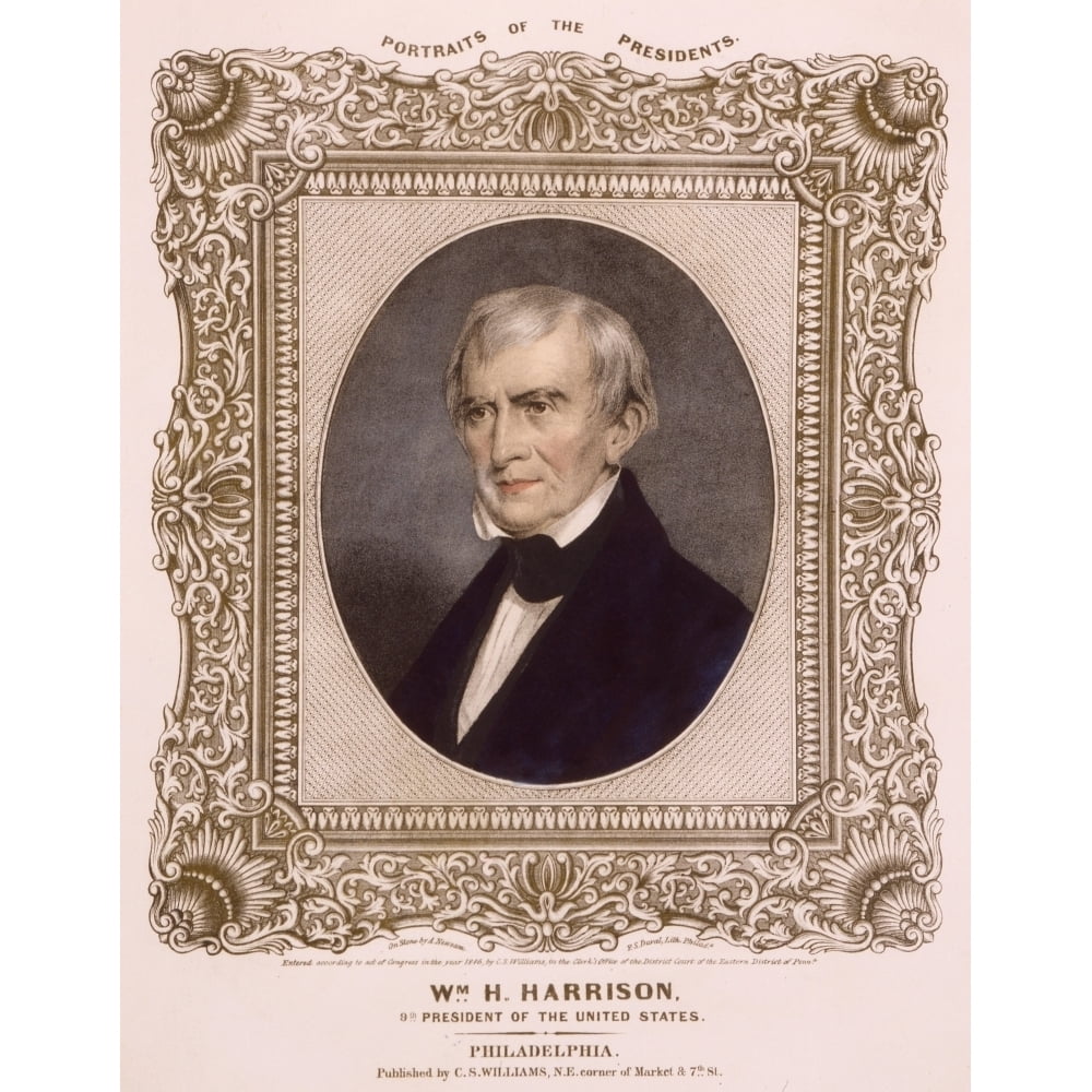 William Henry Harrison 1773-1841 Was The First President To Die In ...
