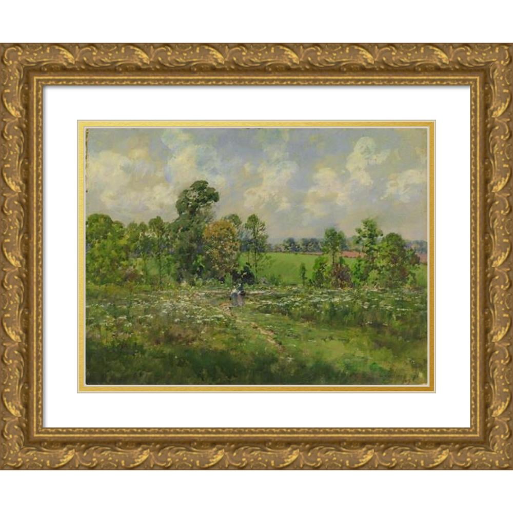 William Henry Holmes 14x11 Gold Ornate Wood Frame and Double Matted ...