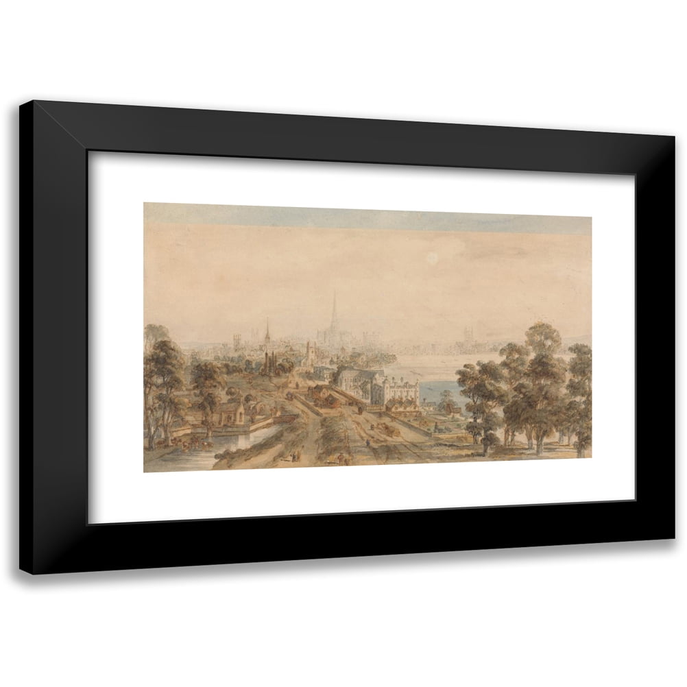 William Henry Pyne 18x12 Black Modern Framed Museum Art Print Titled ...