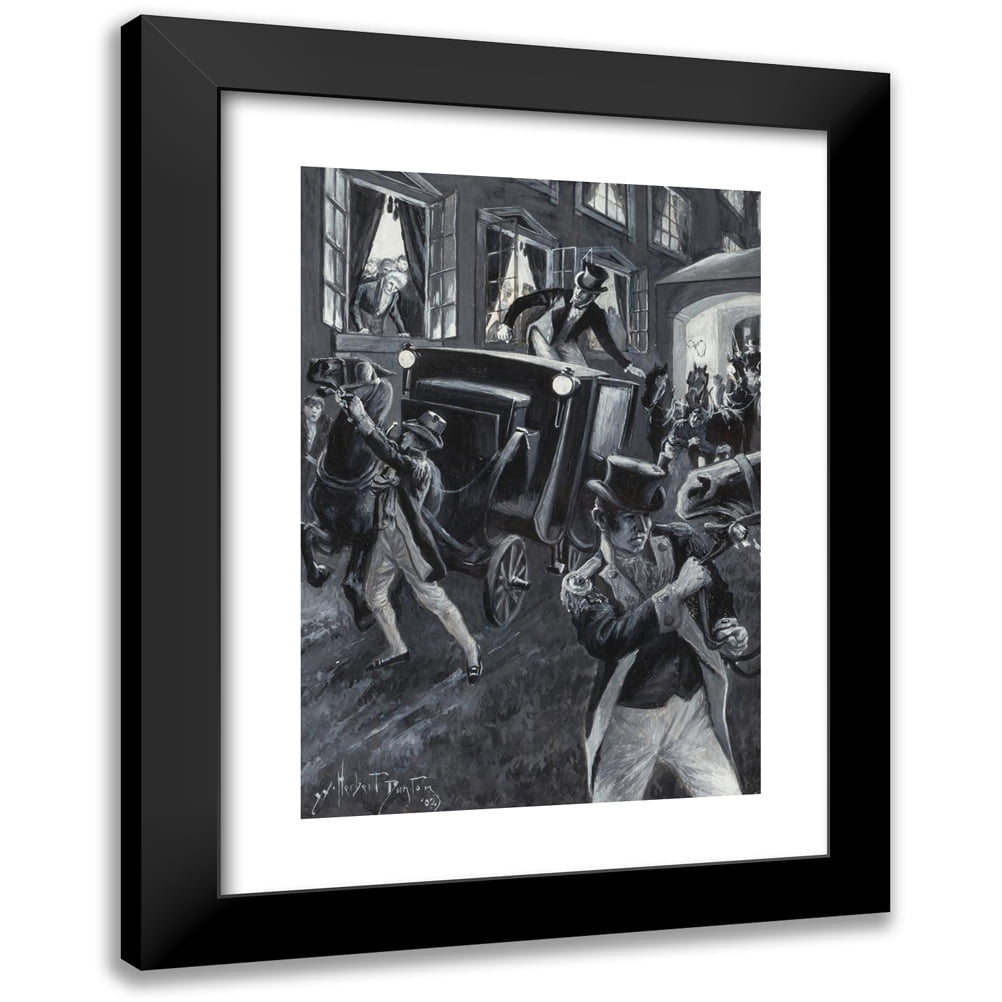 William Herbert Dunton 11x14 Black Modern Framed Museum Art Print ...