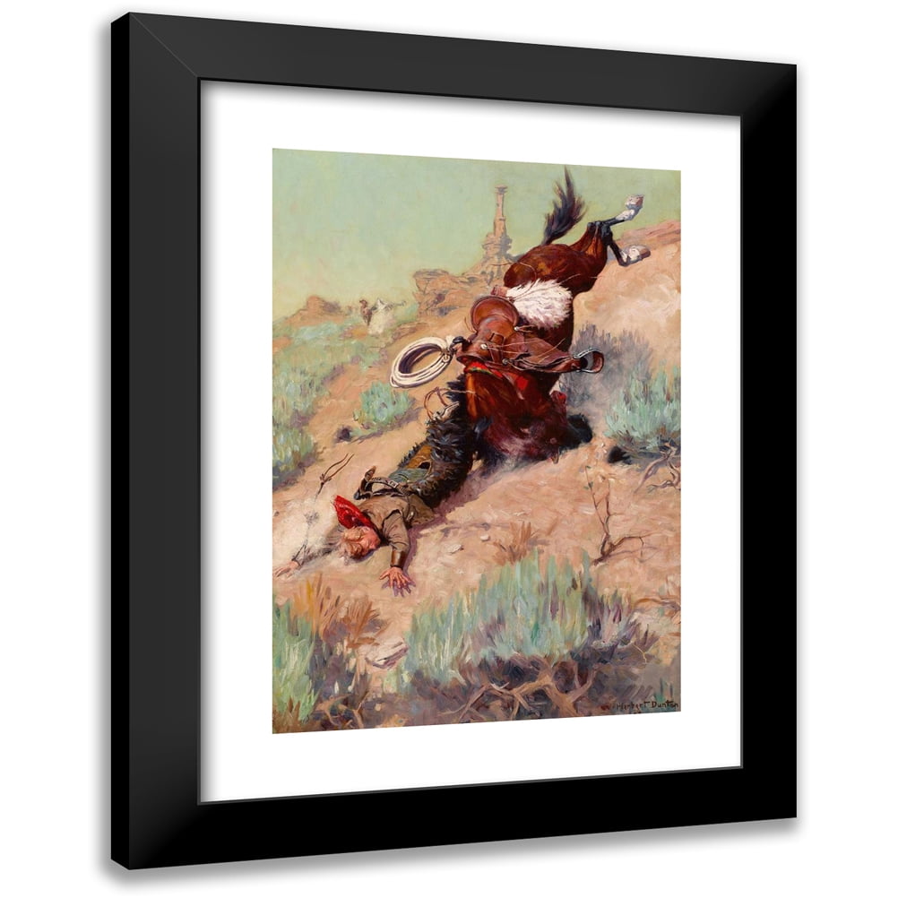 William Herbert Dunton 11x14 Black Modern Framed Museum Art Print ...