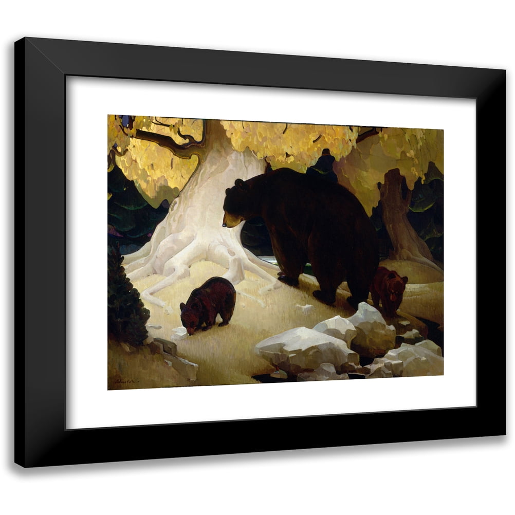 William Herbert Dunton 14x12 Black Modern Framed Museum Art Print ...