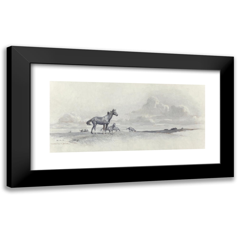 William Herbert Dunton 24x13 Black Modern Framed Museum Art Print ...