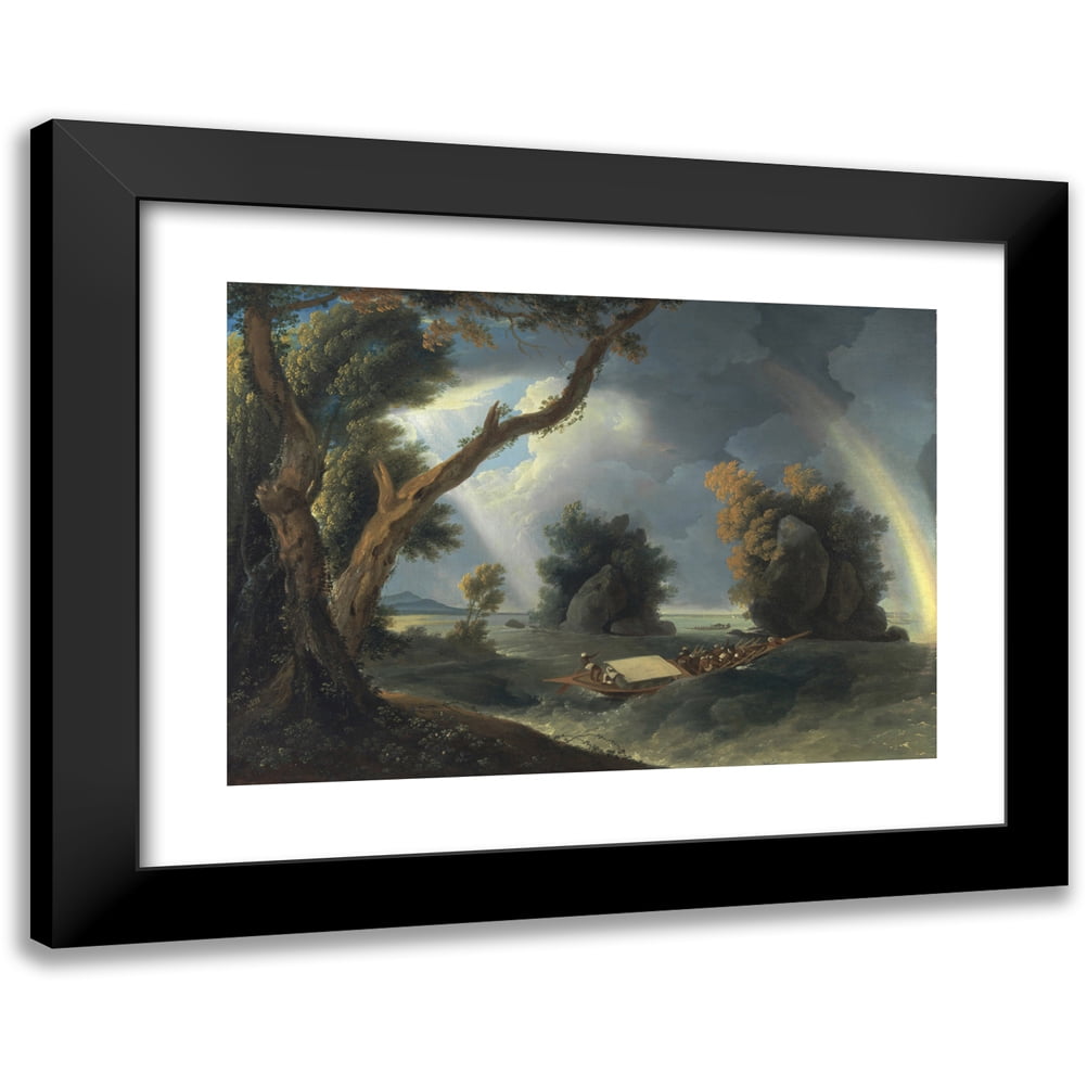 William Hodges 14x11 Black Modern Framed Museum Art Print Titled ...