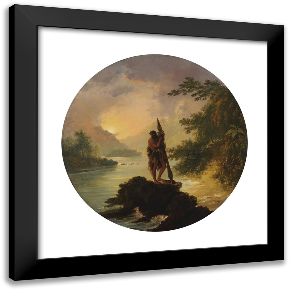 William Hodges 15x15 Black Modern Framed Museum Art Print Titled - A ...