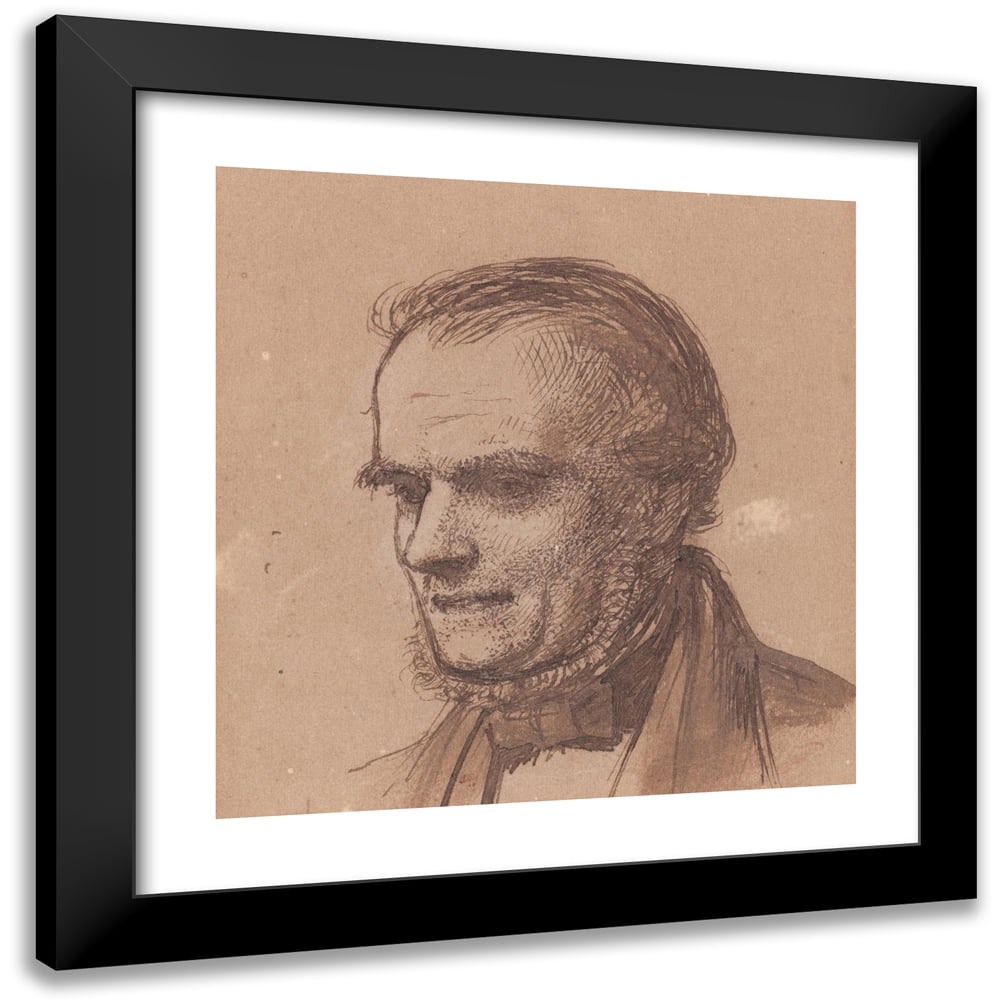 William Holman Hunt 20x20 Black Modern Framed Museum Art Print Titled ...