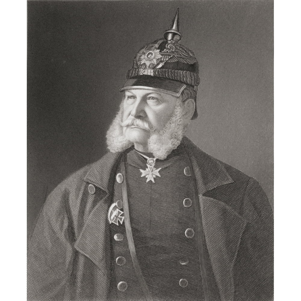 William I Aka Wilhelm I 1797 To 1888. King Of Prussia And First German ...