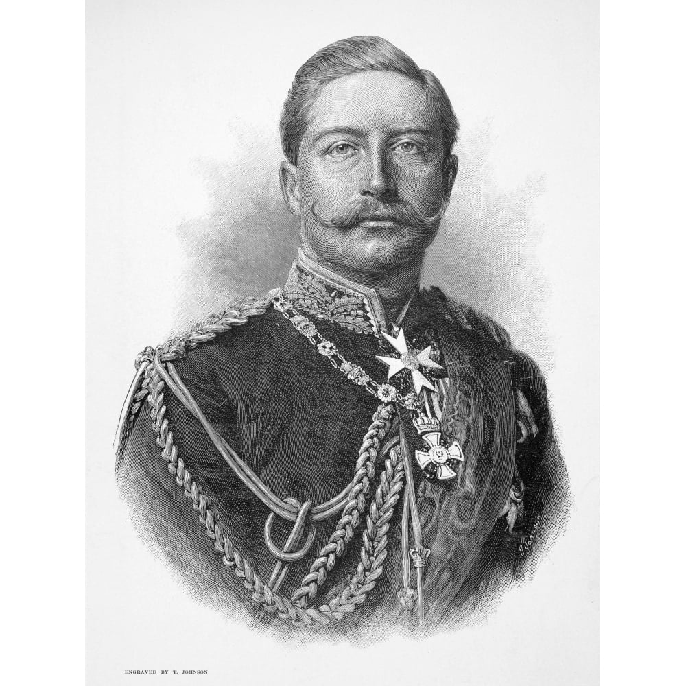 William Ii Of Germany N(1859-1941). Emperor Of Germany 1888-1918. Wood ...