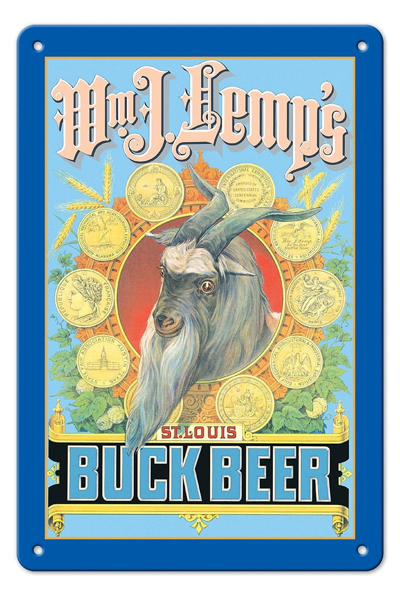 William J. Lemp’s Buck Beer - St. Louis, Missouri - Vintage Advertising ...