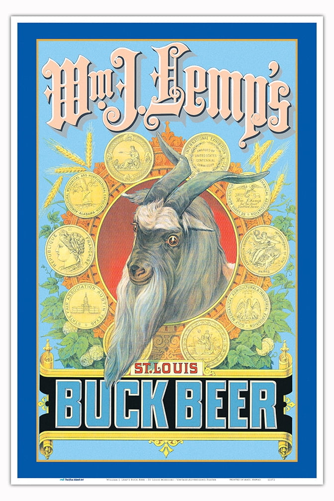 William J. Lemp’s Buck Beer - St. Louis, Missouri - Vintage Advertising ...