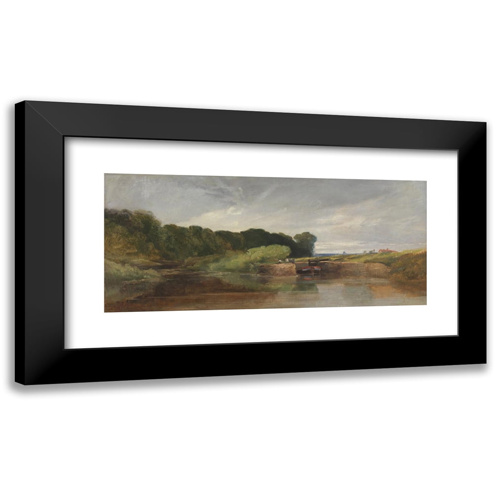 William James Müller 24x13 Black Modern Framed Museum Art Print Titled ...