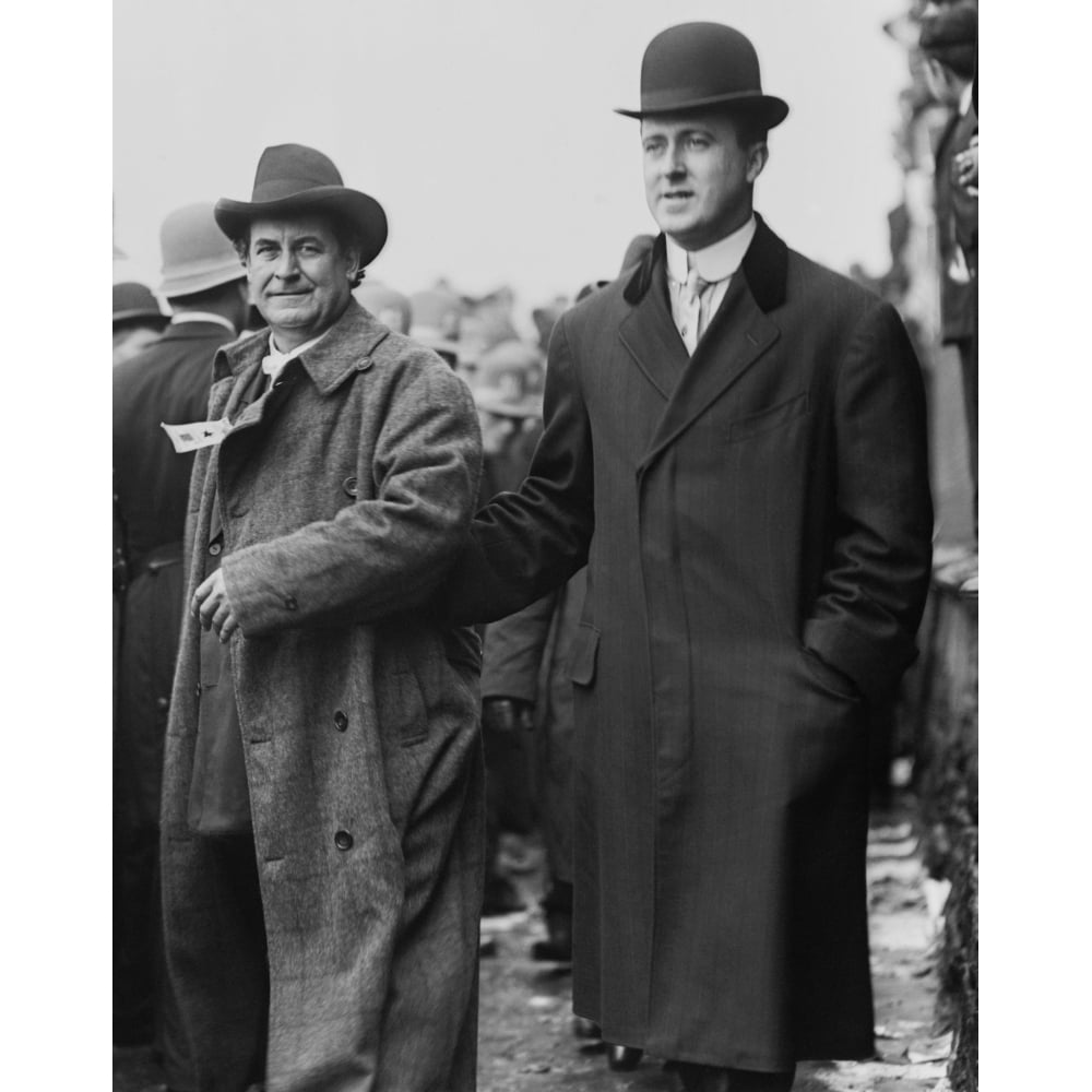 William Jennings Bryan Escorted By 28 Year Old Franklin Delano ...