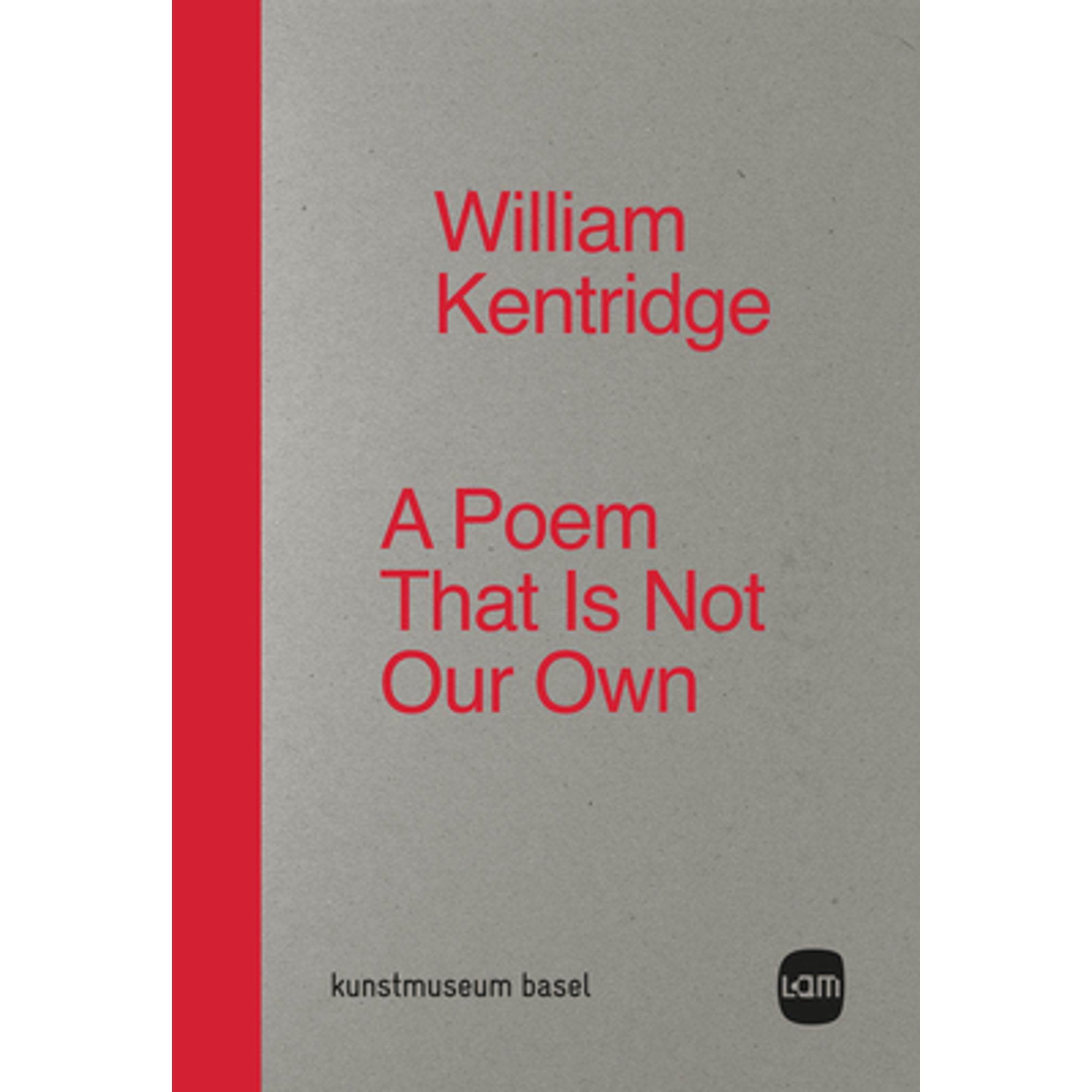 Pre-Owned William Kentridge: A Poem That Is Not Our Own (Hardcover ...