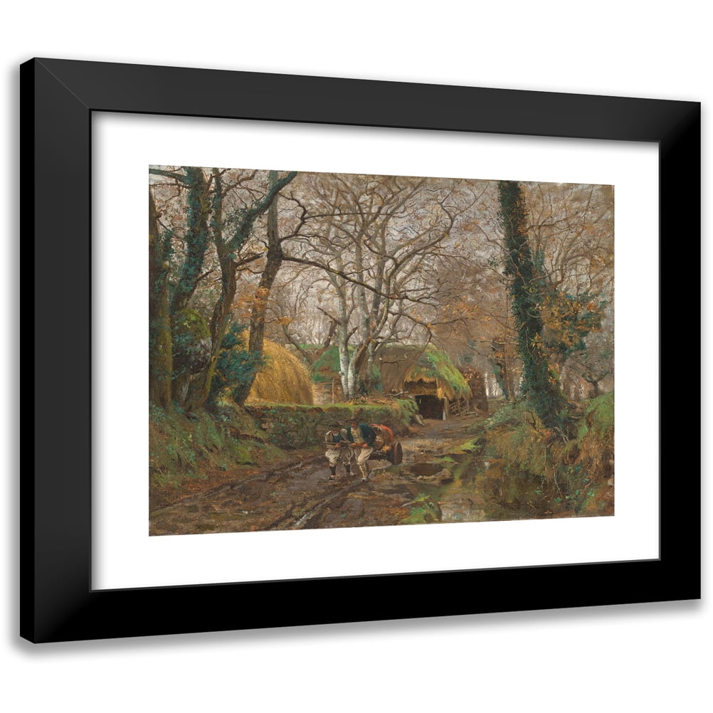 William Lamb Picknell 14x12 Black Modern Framed Museum Art Print Titled ...