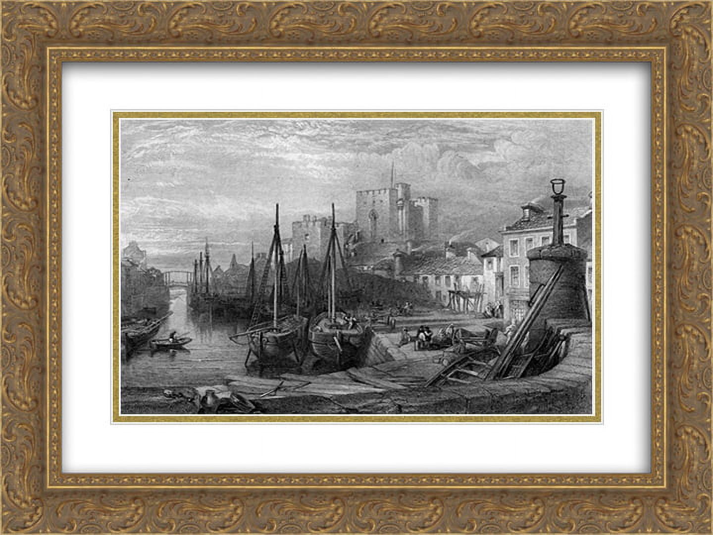 William Leighton Leitch 2x Matted 24x20 Gold Ornate Framed Art Print ...