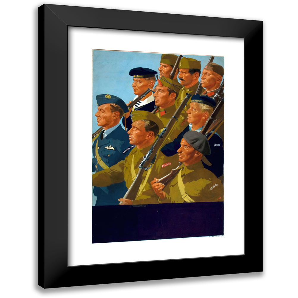 William Little 11x14 Black Modern Framed Museum Art Print Titled ...