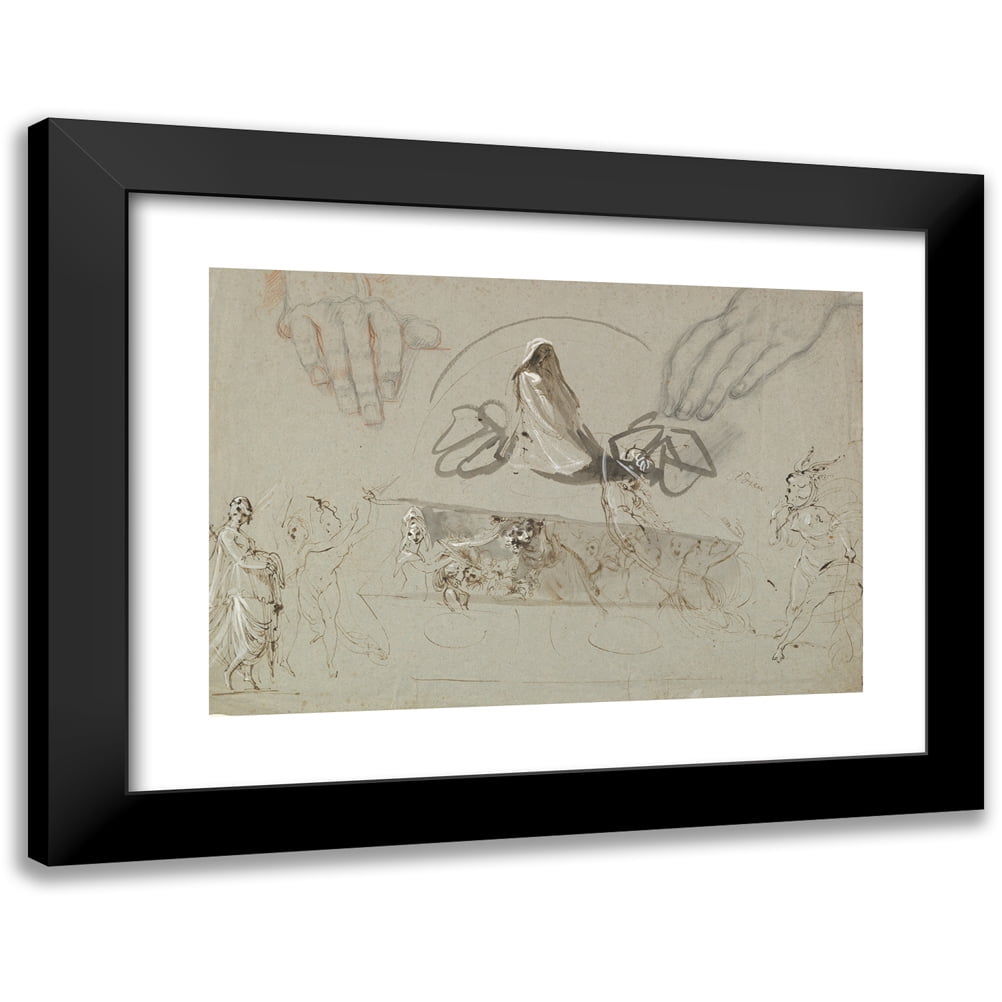 William Lock the Younger 14x11 Black Modern Framed Museum Art Print ...