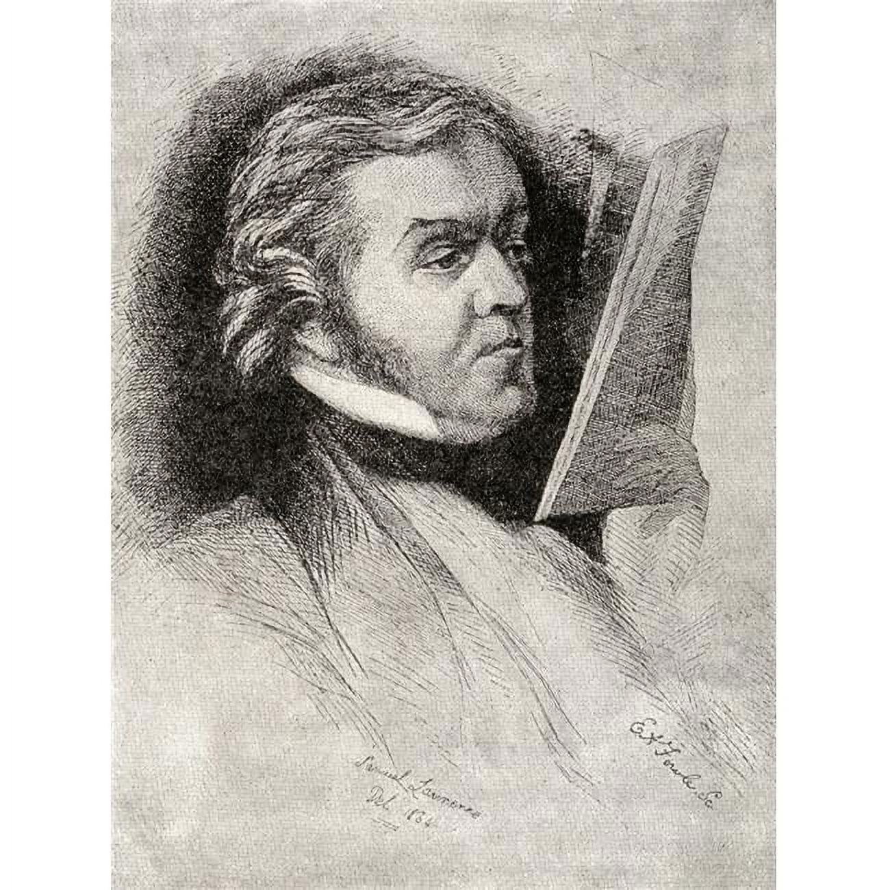 William Makepeace Thackeray 1811-1863 English Novelist From An Etching ...