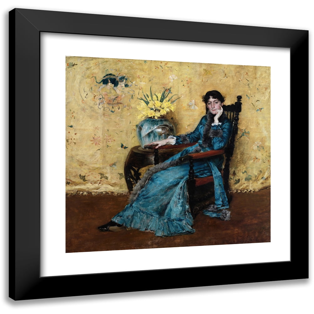 William Merritt Chase 15x15 Black Modern Framed Museum Art Print Titled ...