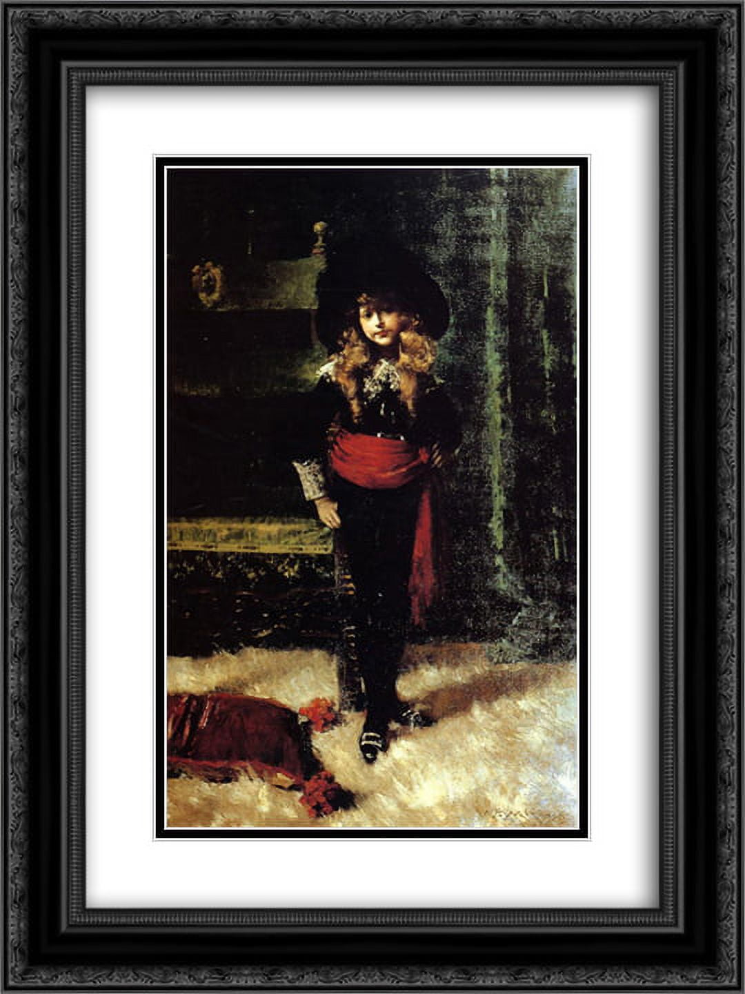 William Merritt Chase 2x Matted 18x24 Black Ornate Framed Art Print ...