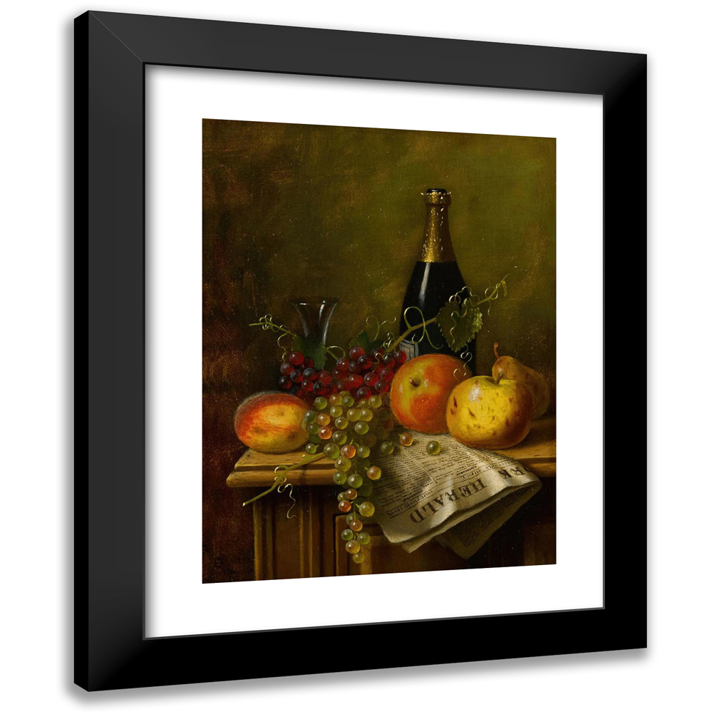 William Michael Harnett 14x18 Black Modern Framed Museum Art Print ...