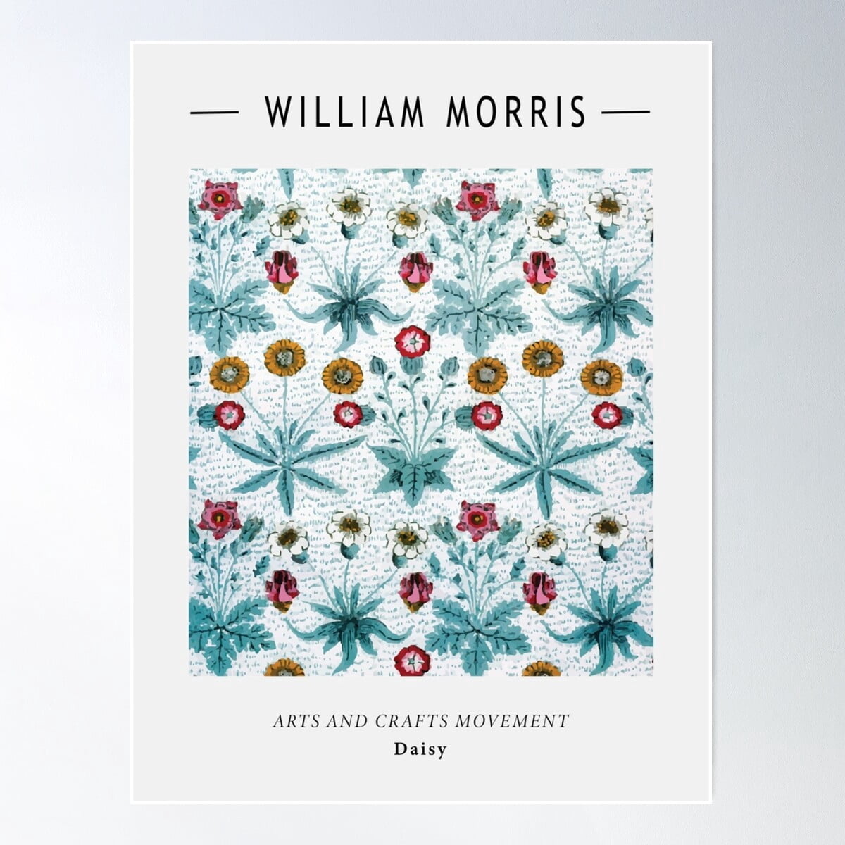 William Morris - Daisy - 1864 - William Morris Style Poster Wall Art ...
