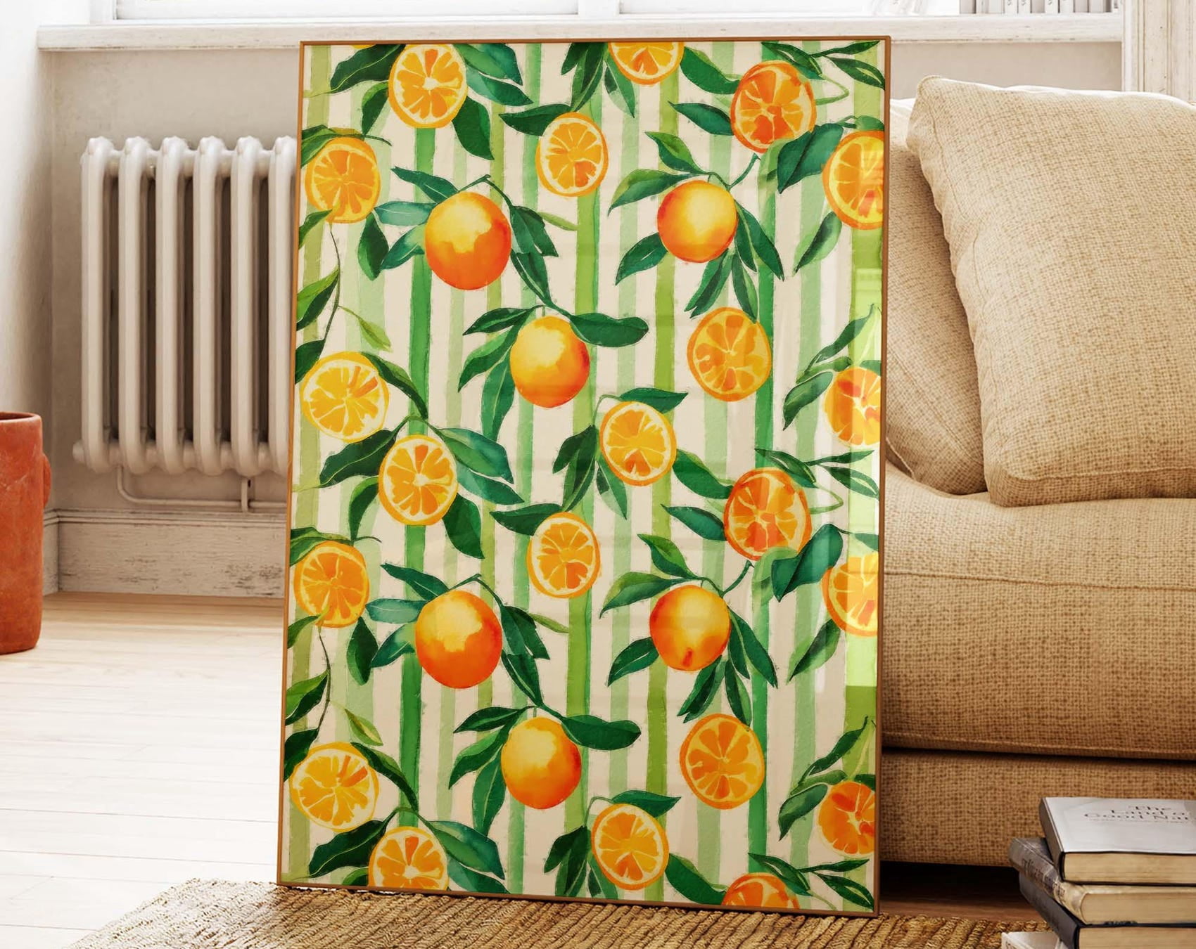 William Morris Inspired Oranges Poster, Citrus Fruits Morris Art ...