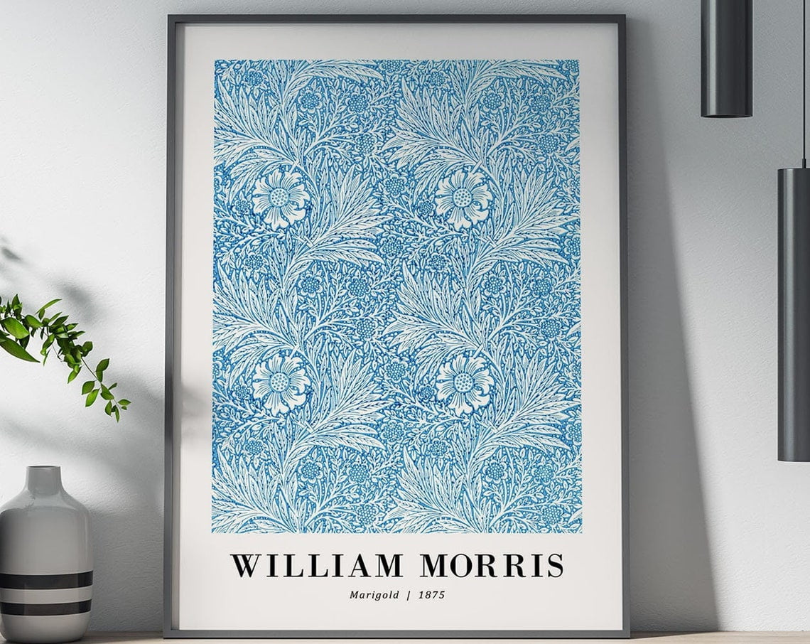 William Morris Marigold Pattern 1875 Poster, Poster, Poster Print, Wall ...