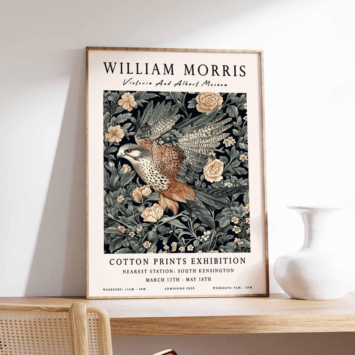 William Morris Poster, Eagle Poster, William Morris Print, Animal Print ...