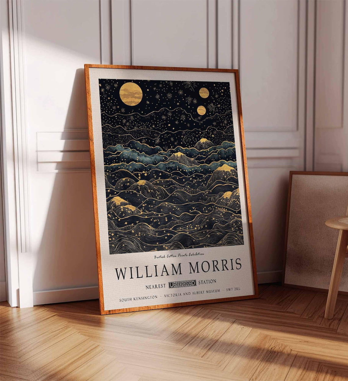 William Morris Poster, Night Sky Poster, William Morris Print, Animal ...