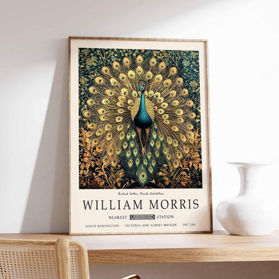 William Morris Poster, Peacock Poster, William Morris Print, Animal ...