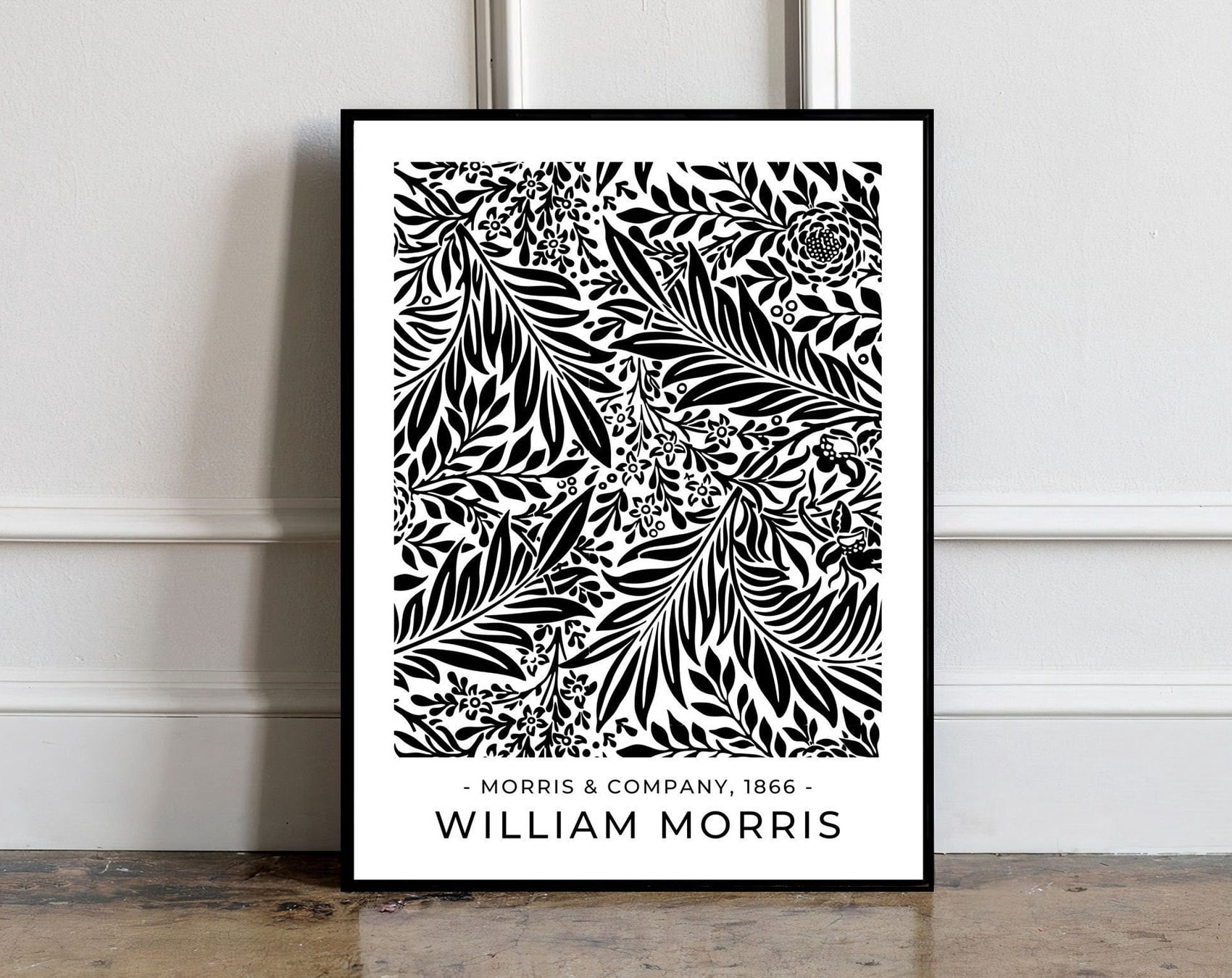 William Morris Poster, William Morris Print, William Morris Black Art ...