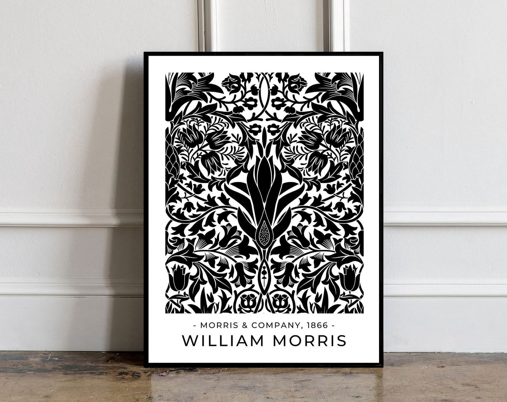 William Morris Poster, William Morris Print, William Morris Black Art ...