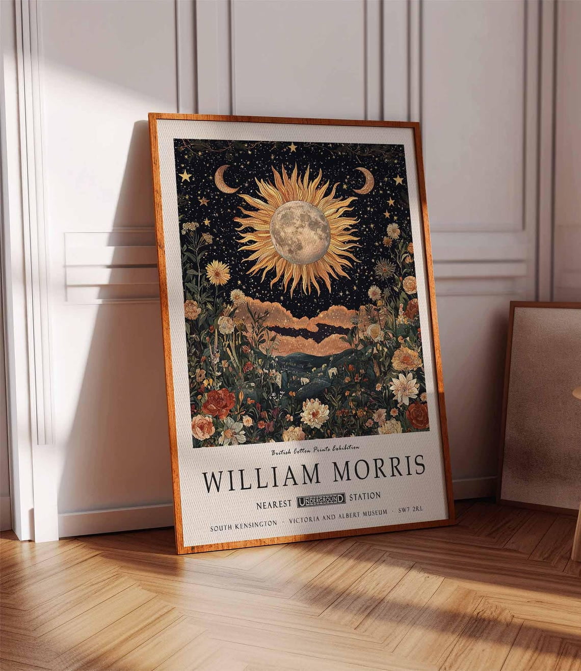 William Morris Poster, Sun And Moon Poster, William Morris Print ...