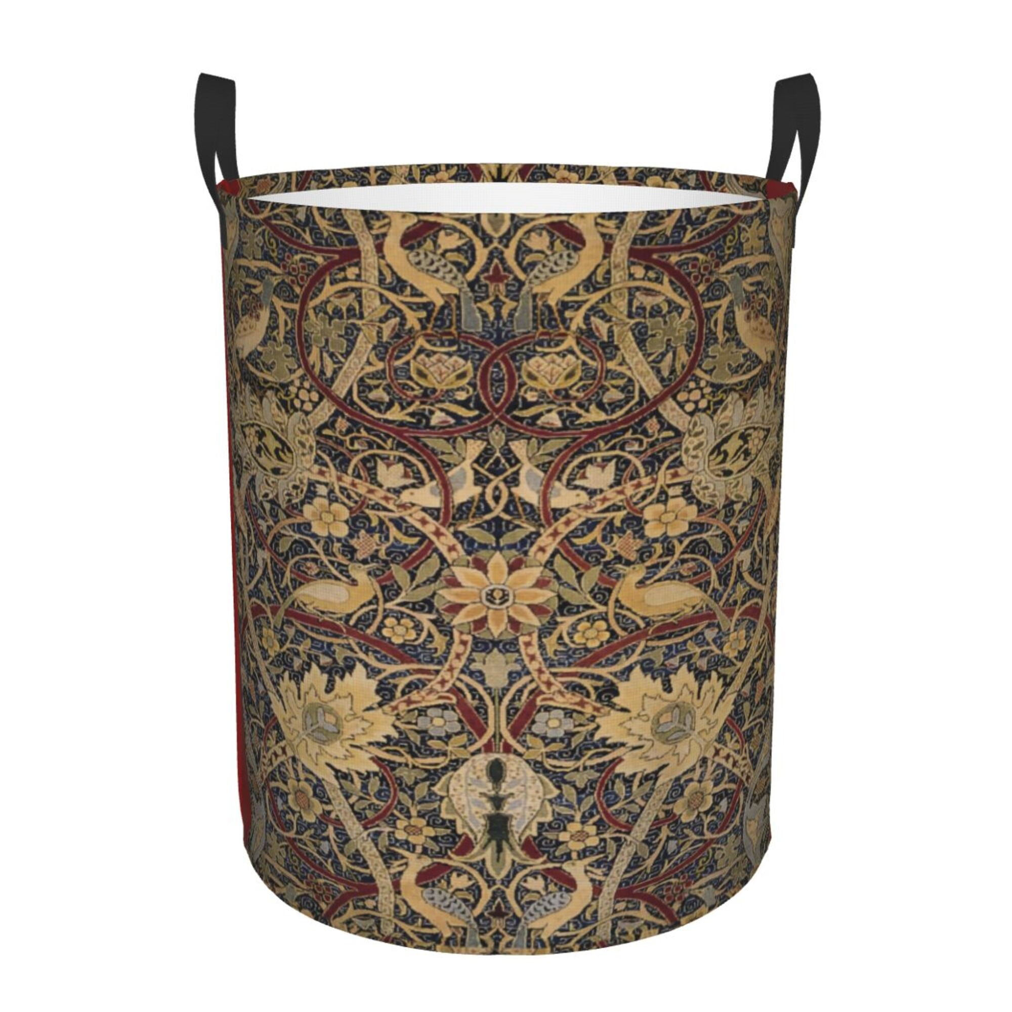 William Morris Pre Raphaelite Exquisite Circular Laundry Basket (With ...