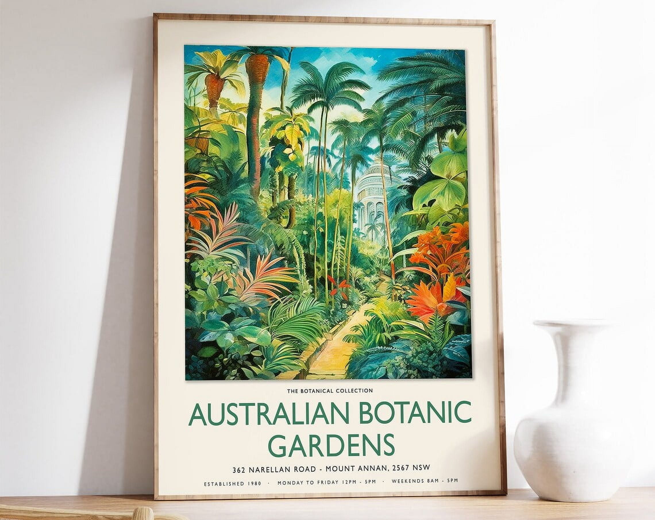 William Morris Print, Australia Botanic Garden Poster, Australia Print ...