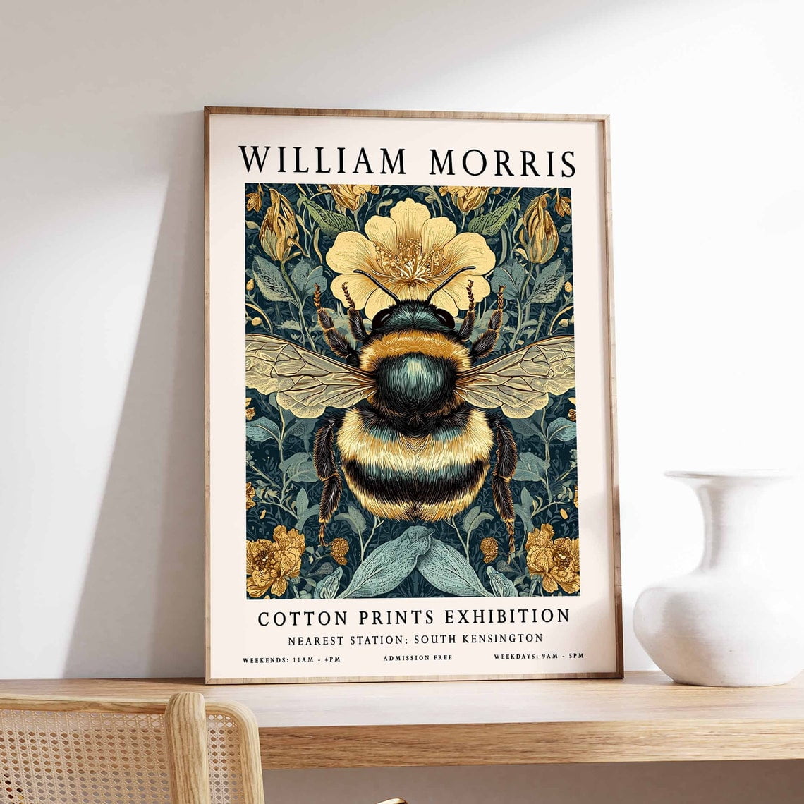 William Morris Print, Bumble Bee Poster, William Morris Poster ...