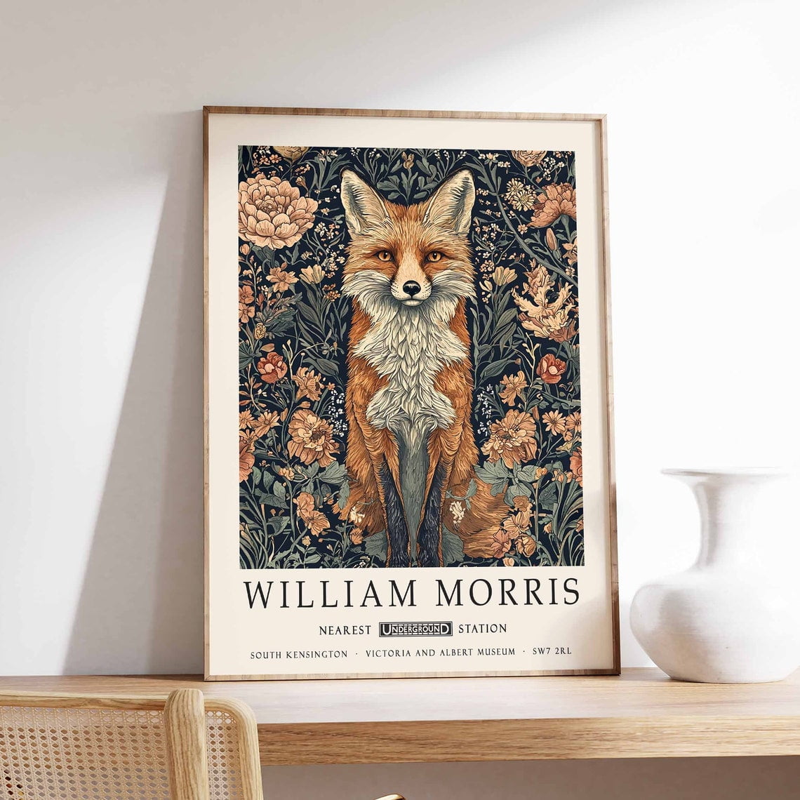 William Morris Print, Fox Poster, William Morris Poster, Botanical ...