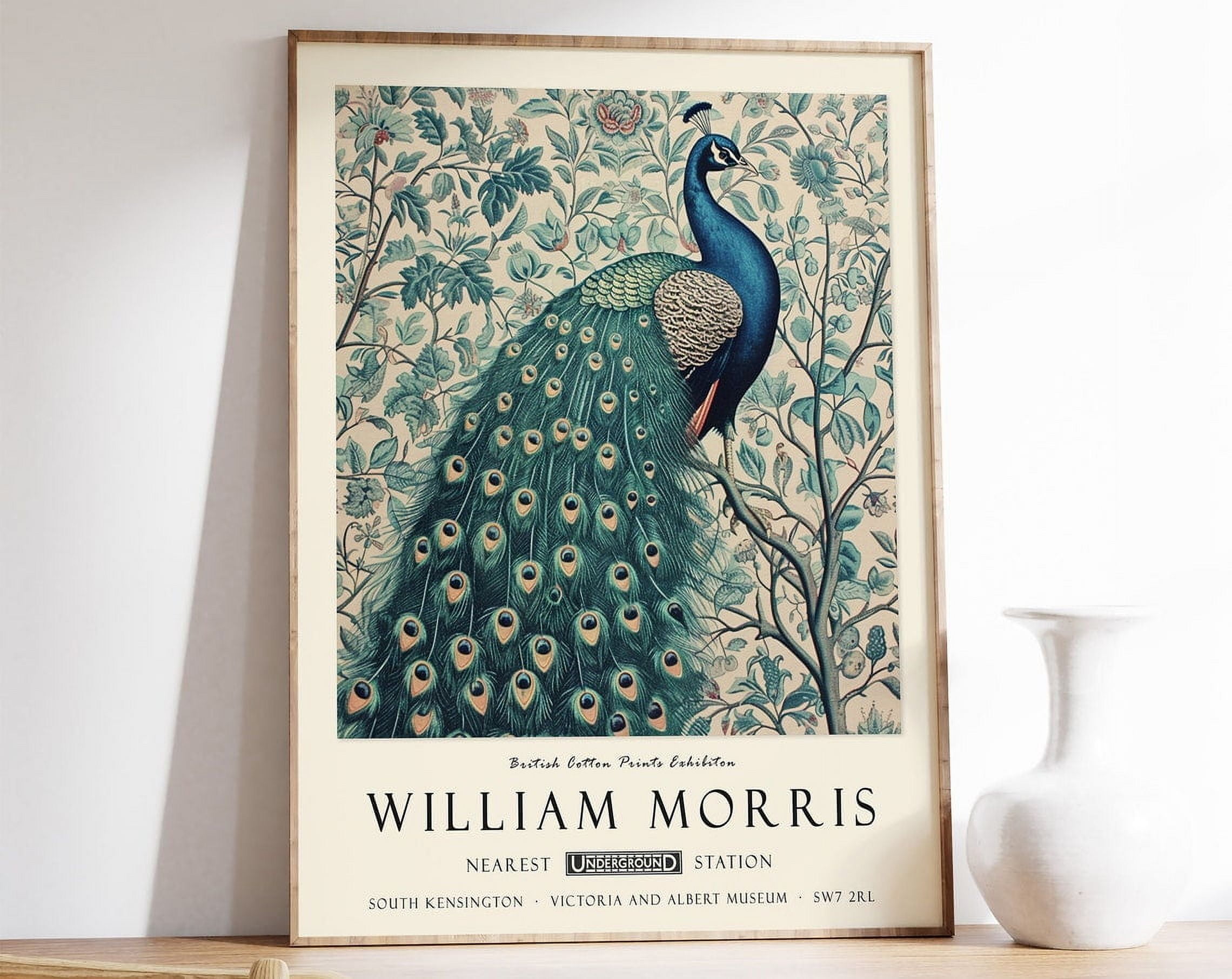 William Morris Print, William Morris Exhibition Poster, Kew Gardens ...