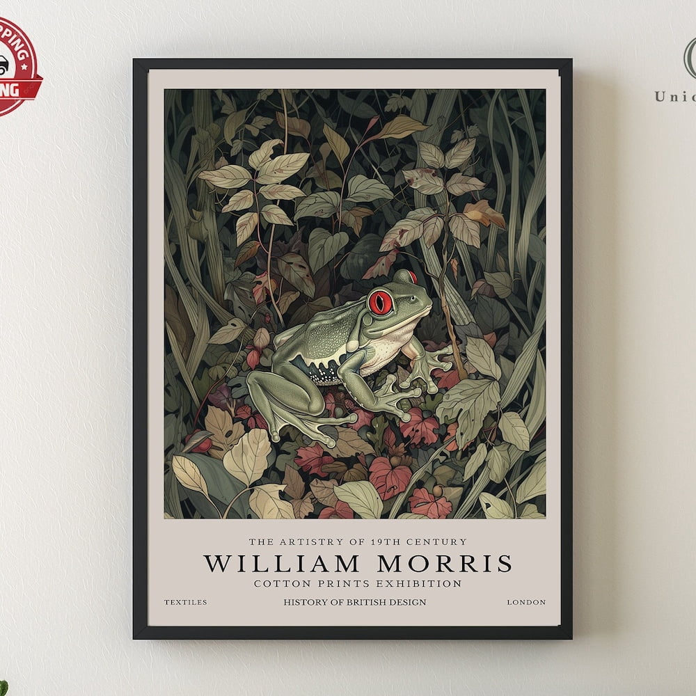 William Morris Print, William Morris Exhibition Print, William Morris ...