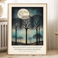 William Morris Print celestial print moon and stars print forest at ...