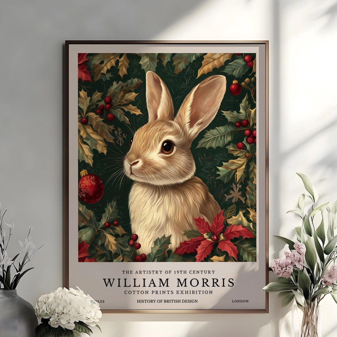 William Morris Rabbit Print, William Morris Hare Poster, William Morris ...