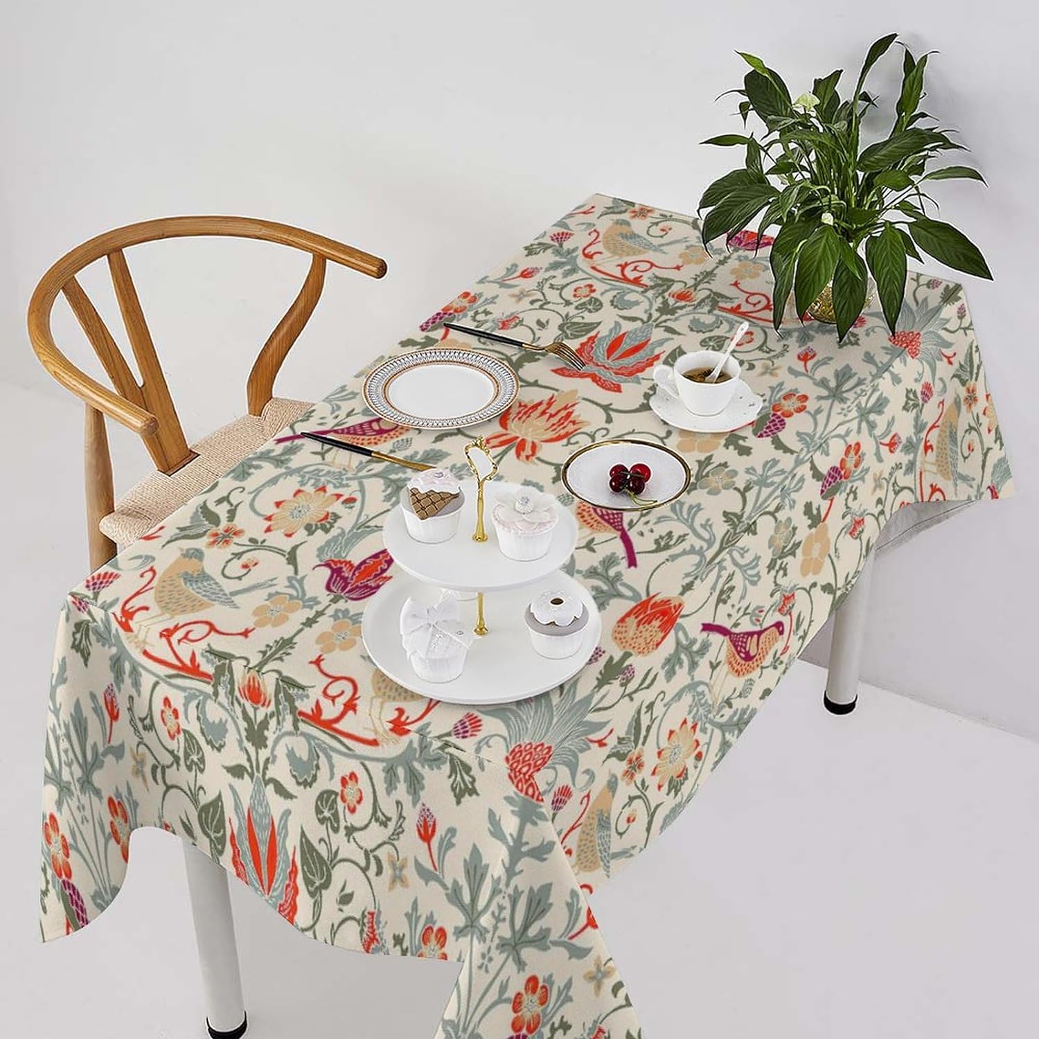 William Morris Tablecloth Original Design Beige Table Cloth Water ...