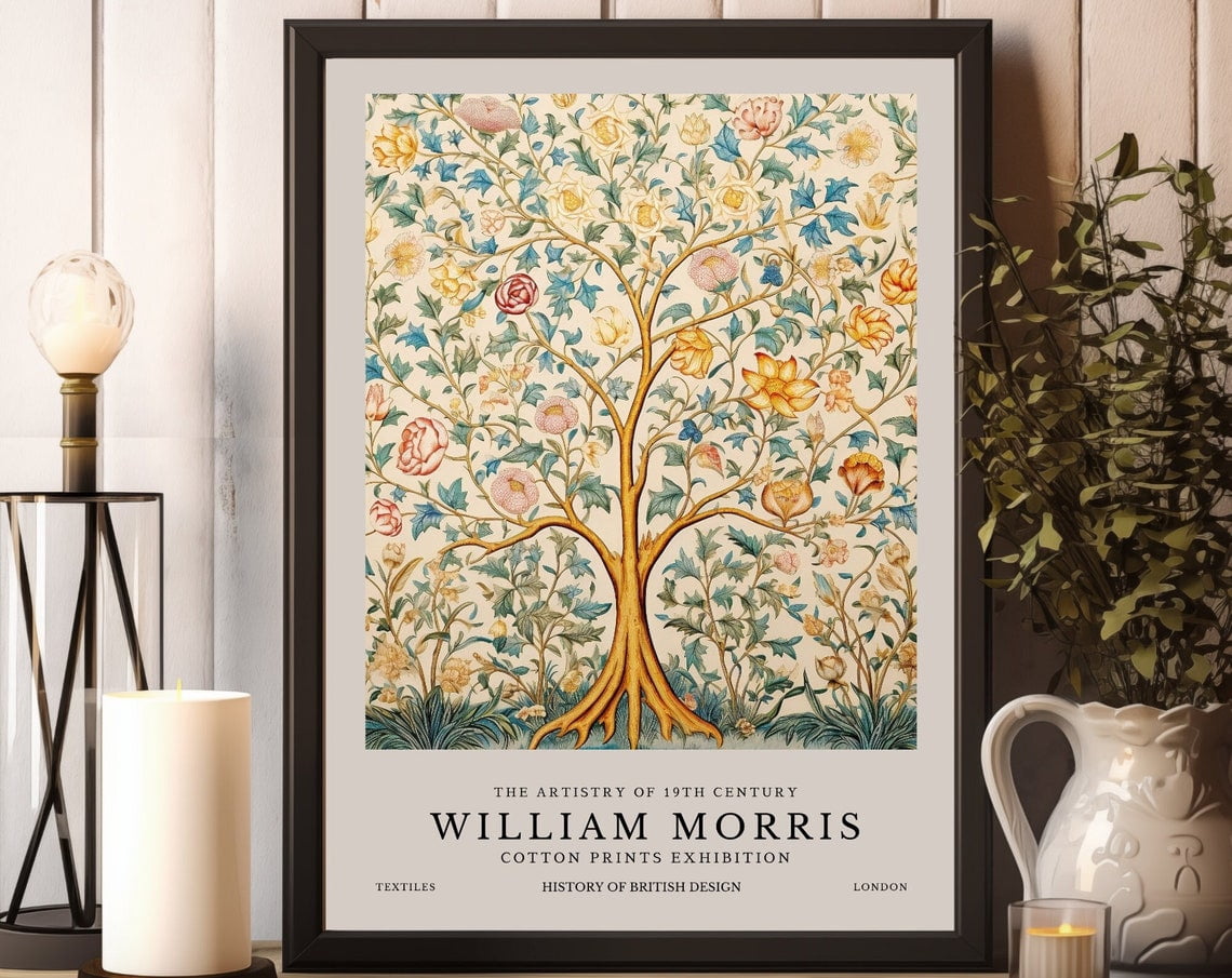 William Morris Tree Of Life Print, William Morris Poster, William ...