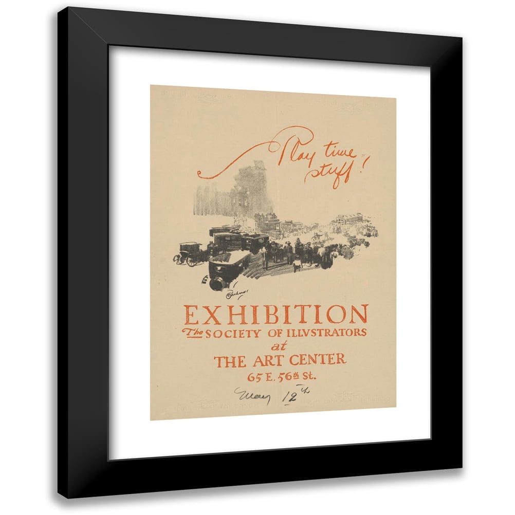 William Oberhardt 14x18 Black Modern Framed Museum Art Print Titled ...