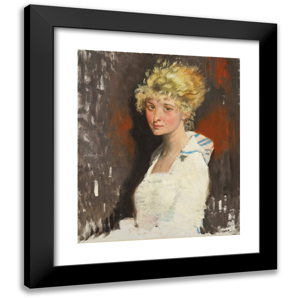 William Orpen 12x14 Black Modern Framed Museum Art Print Titled - The ...