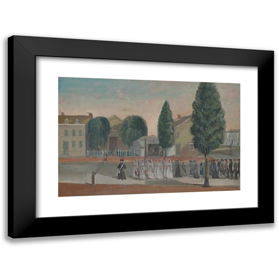 William P. Chappel 14x11 Black Modern Framed Museum Art Print Titled ...